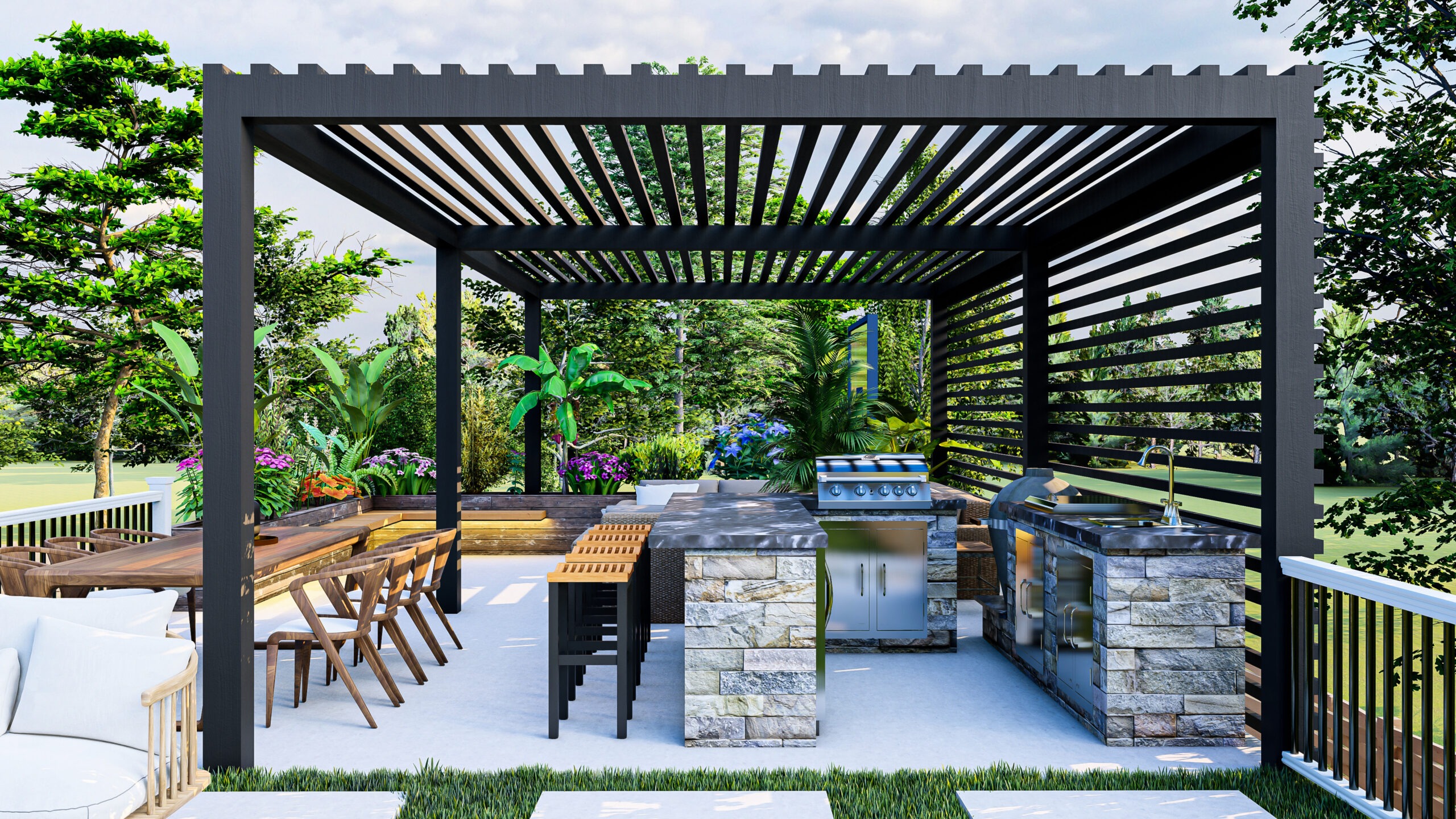Outdoor Kitchen Builder in NJ | Outdoor Kitchen Installation